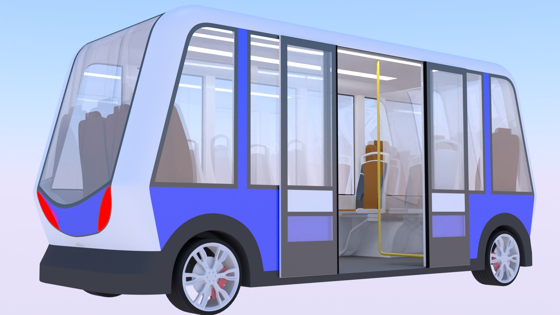 Shuttle Minibus Concept 2024 3D Model - TurboSquid 2195050