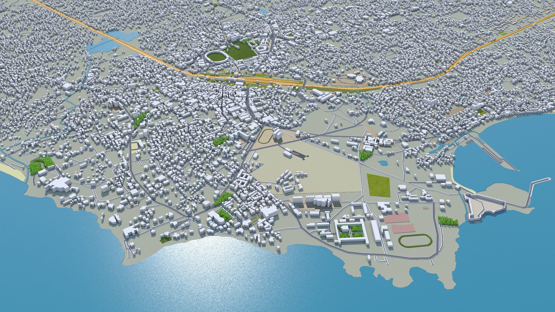 3D Kannur Kerala India - TurboSquid 2100252