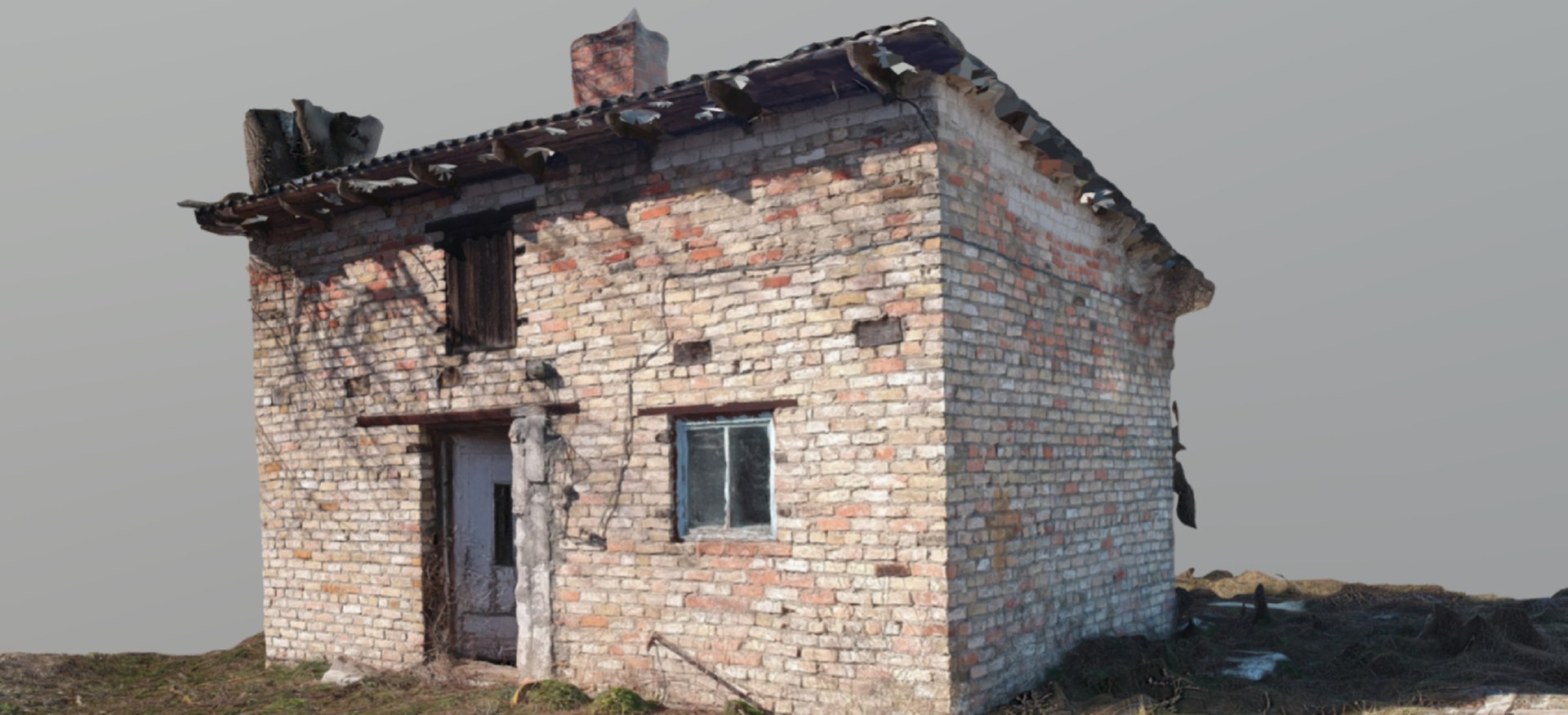 3D brick building - TurboSquid 1693809