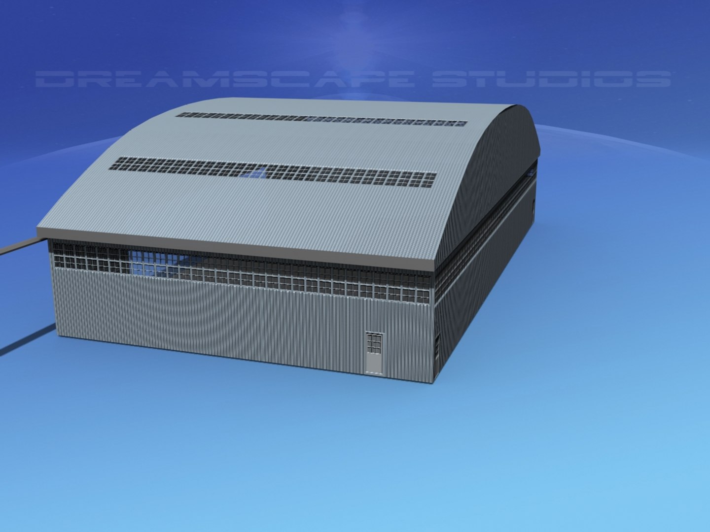 3d Large Commercial Aircraft Model