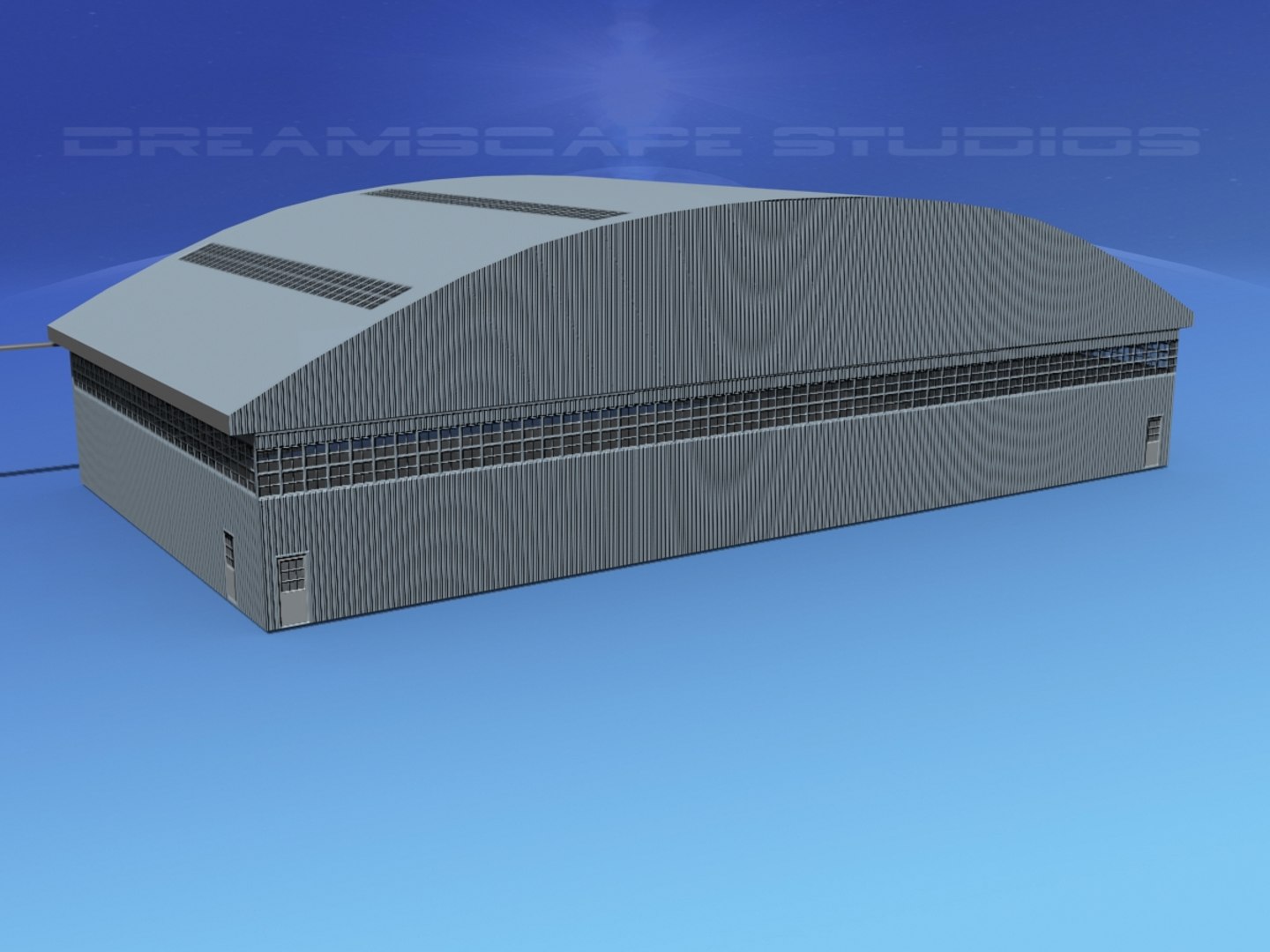 3d Large Commercial Aircraft Model