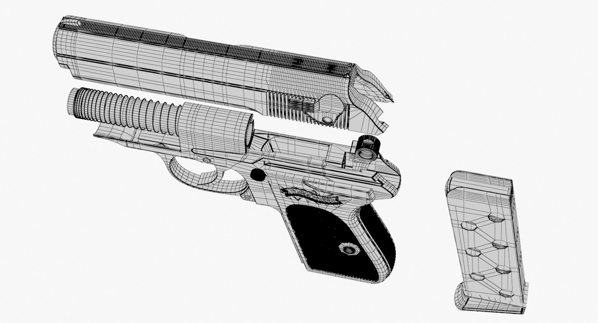 Realistic Walther Ppk 01 3D Model - TurboSquid 1542904