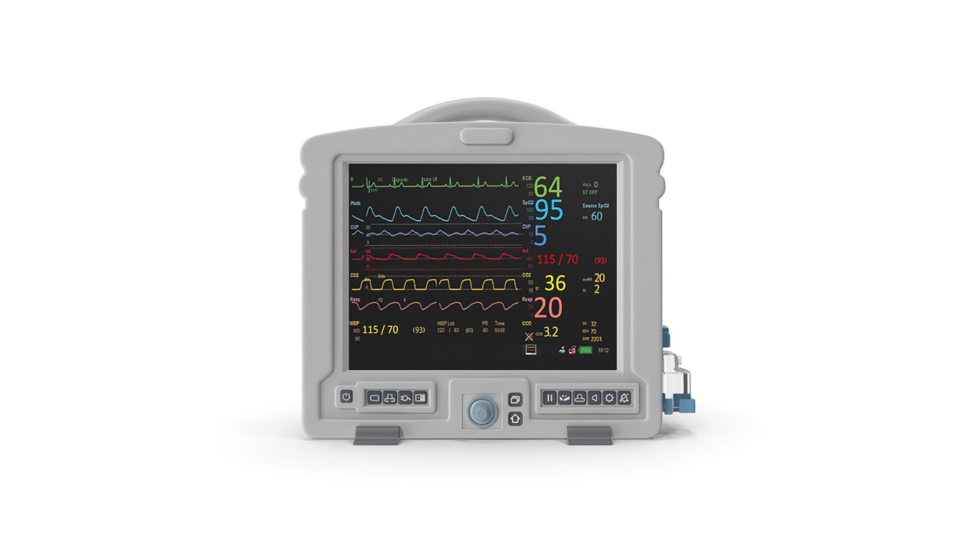 3D Model Medical Monitor - TurboSquid 2116329
