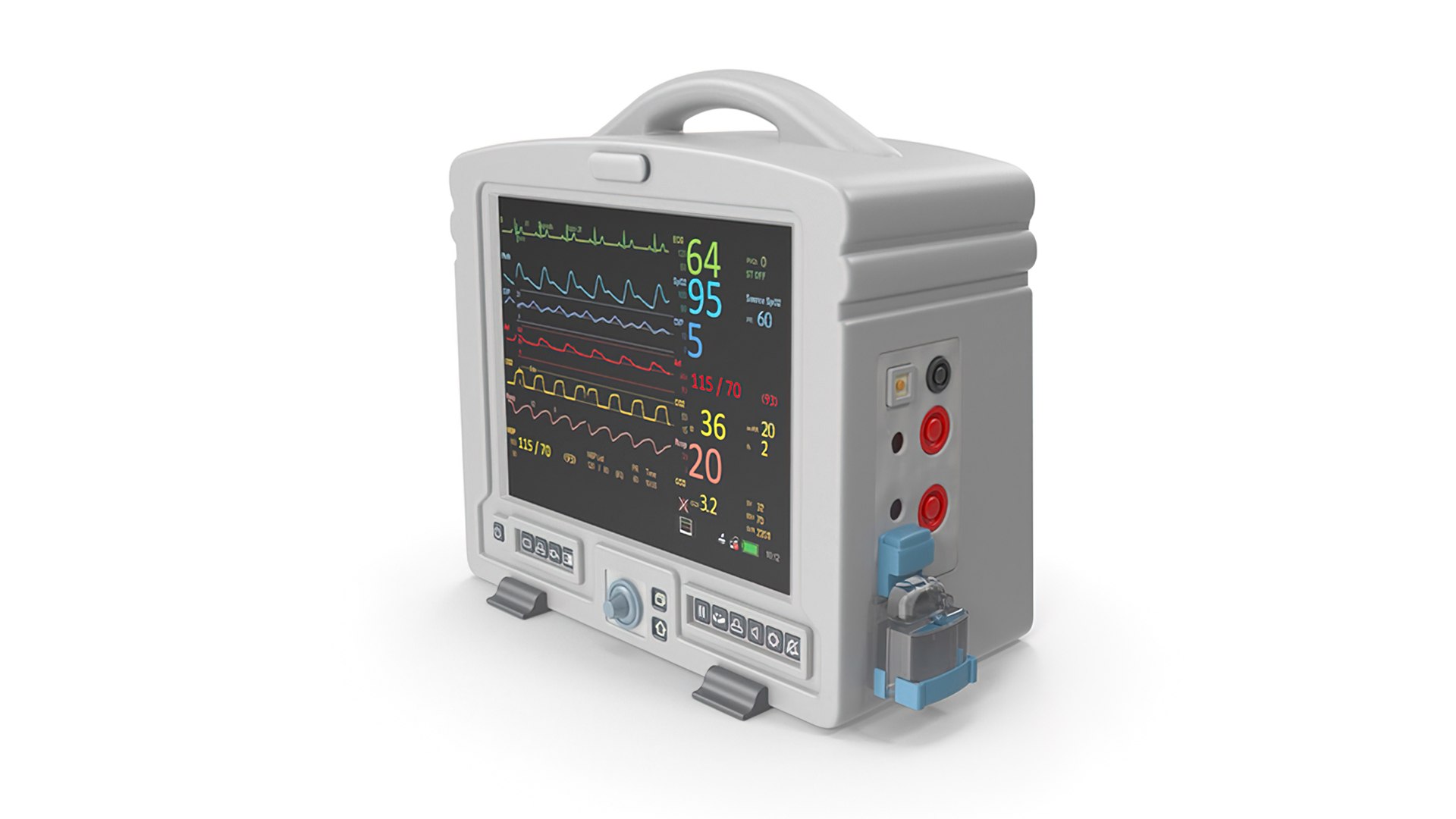 3D Model Medical Monitor - TurboSquid 2116329