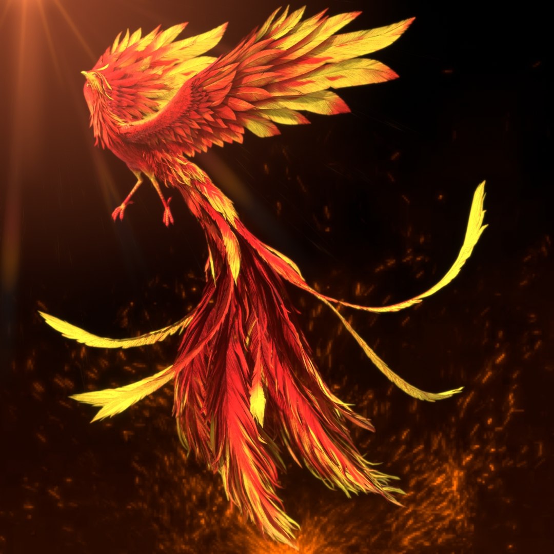 Phoenix Undead Bird Phoenix 3D Model - TurboSquid 2291365