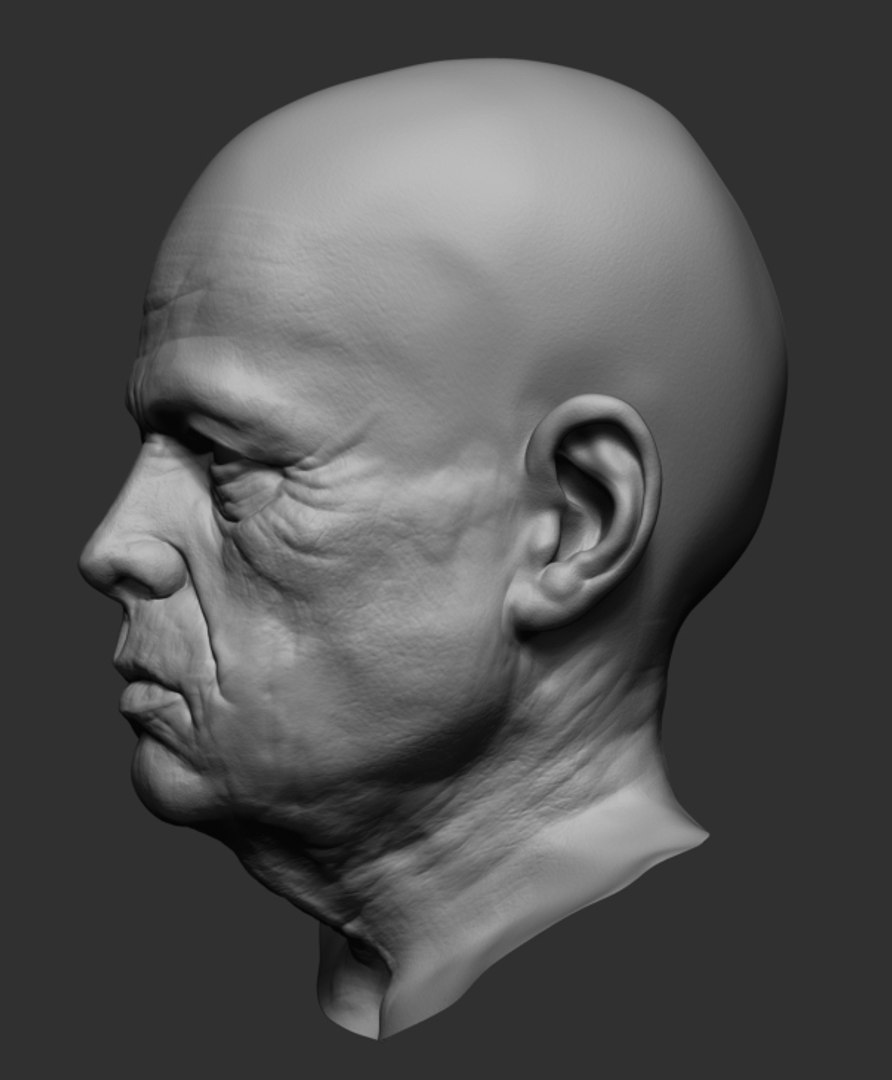 old man 3d model