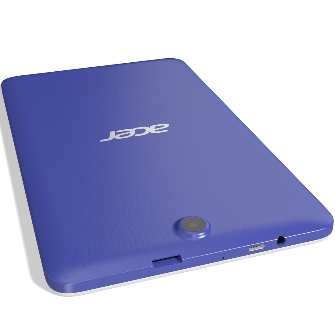 3d realistic acer iconia 8 model