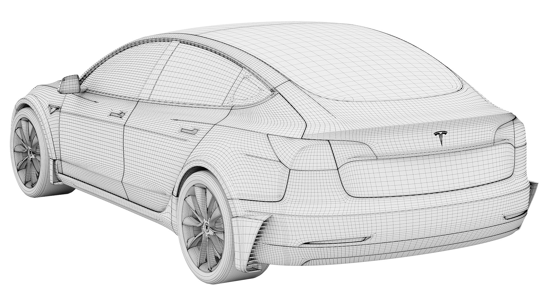 3D Tesla Model 3 Race Car Model - TurboSquid 2200363
