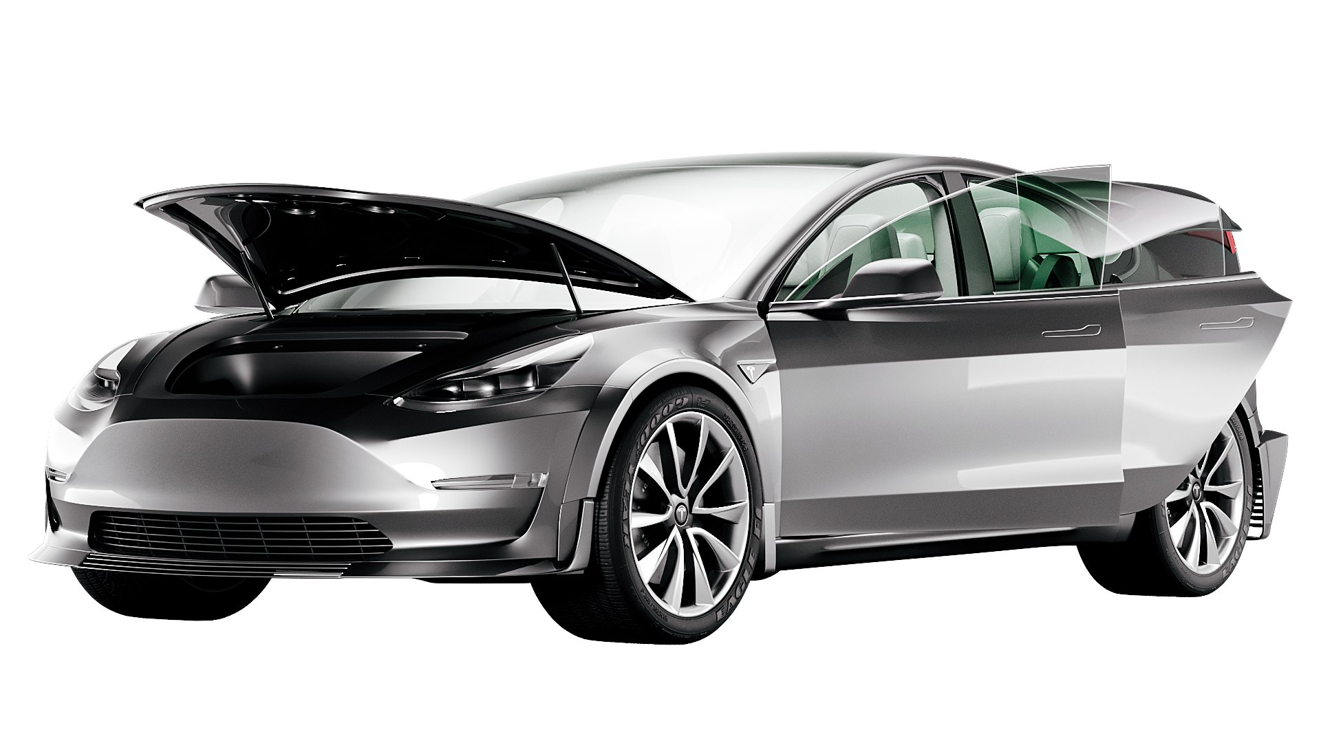 3D Tesla Model 3 Race Car Model - TurboSquid 2200363