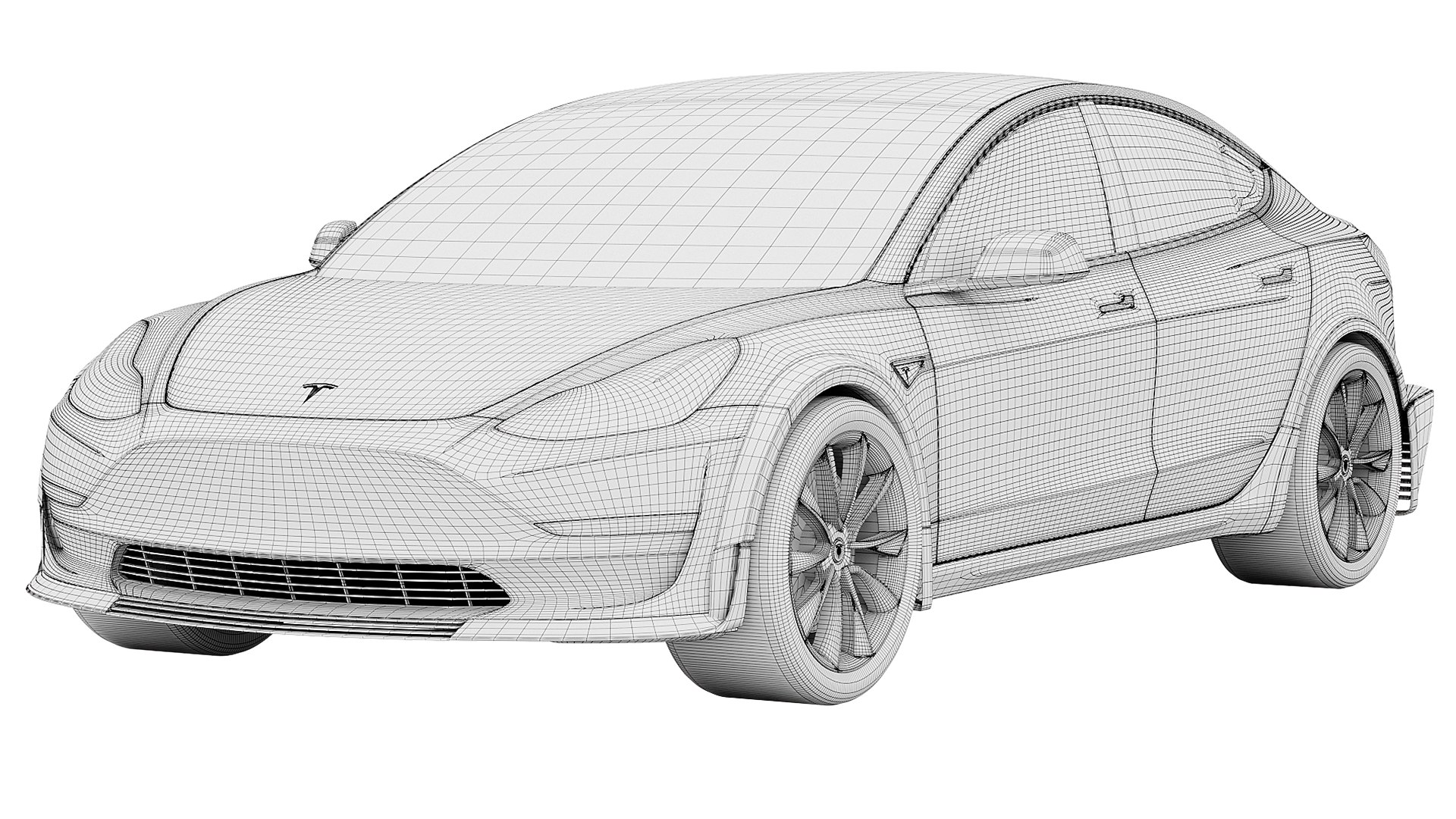 3D Tesla Model 3 Race Car Model - TurboSquid 2200363