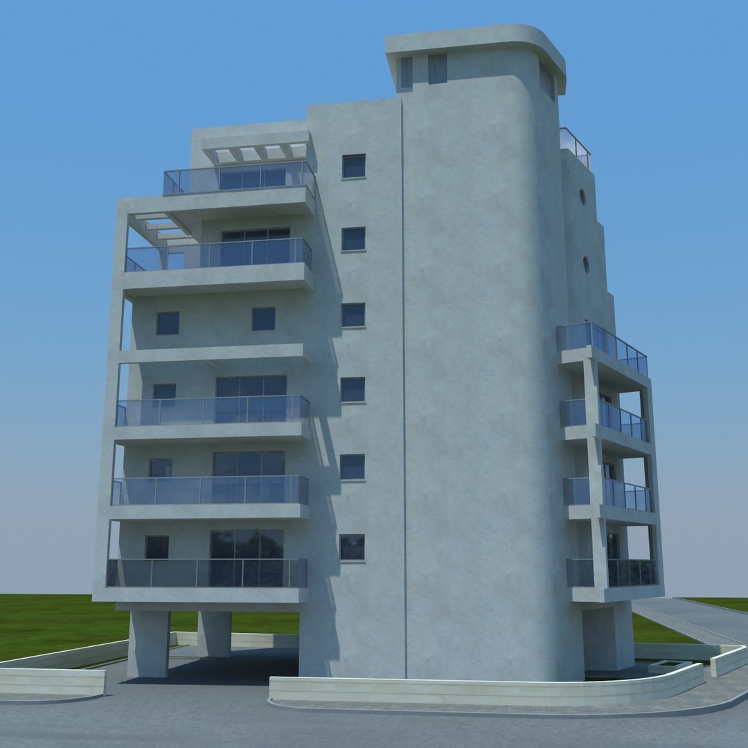 3d buildings model