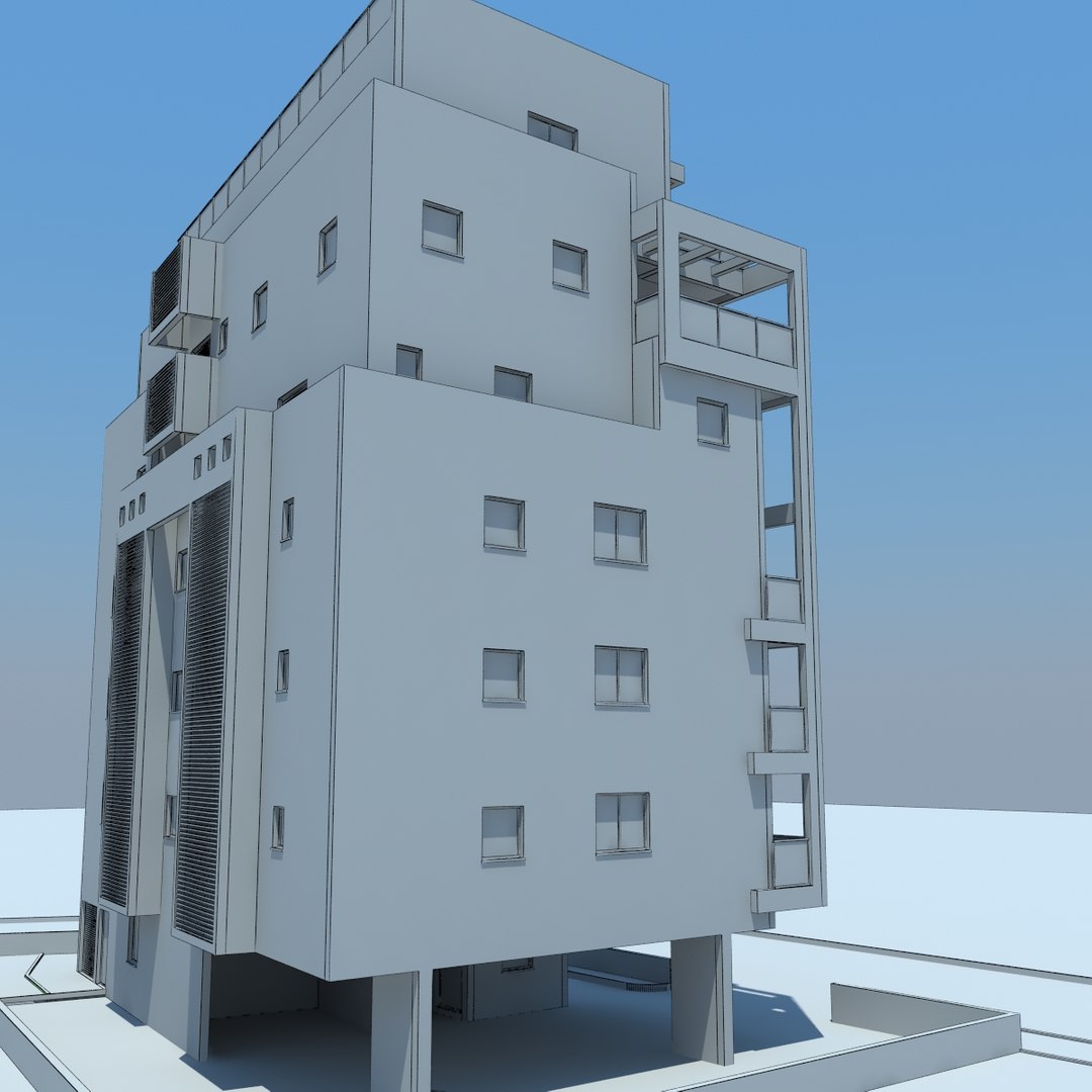 3d buildings model