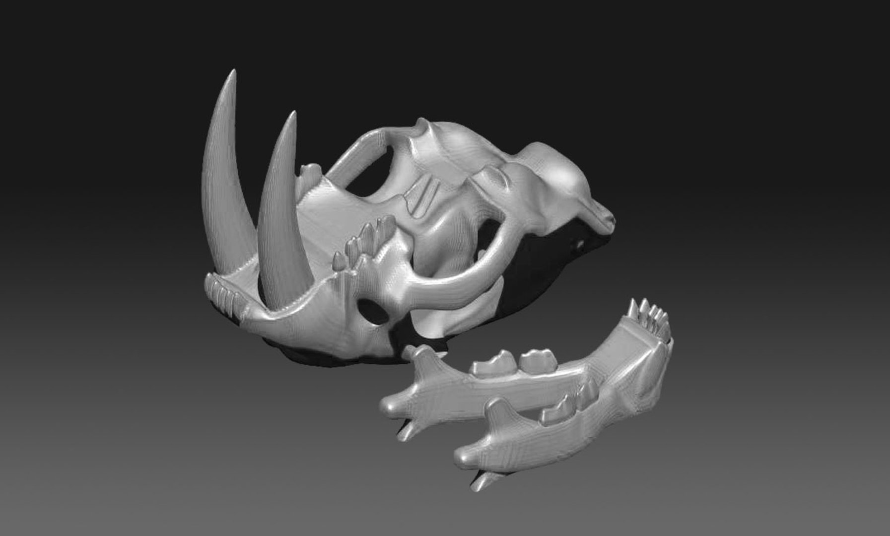 3D Saber Tooth Tiger Model - TurboSquid 1254781