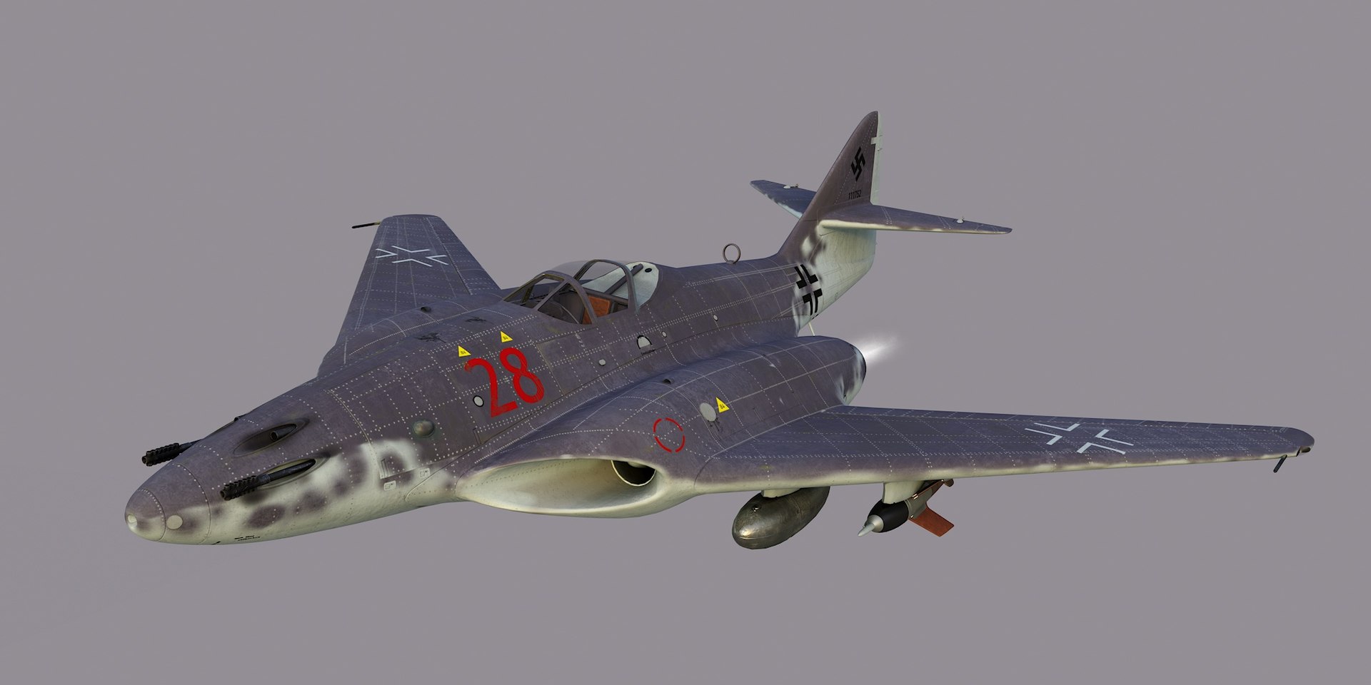 262 hg 3 messerschmitt 3D model - TurboSquid 1559639