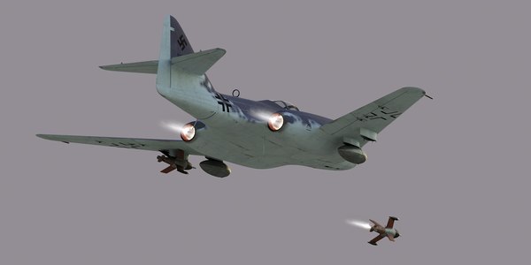 Me 262 HG 3 독일 전투기 3D 모델 - TurboSquid 1559639