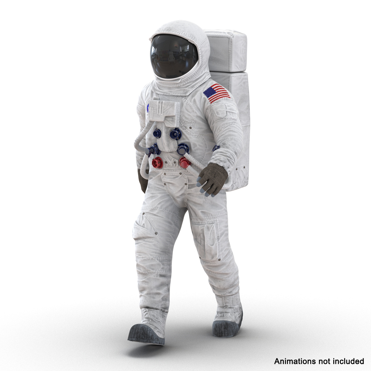 ma astronaut nasa wearing spacesuit