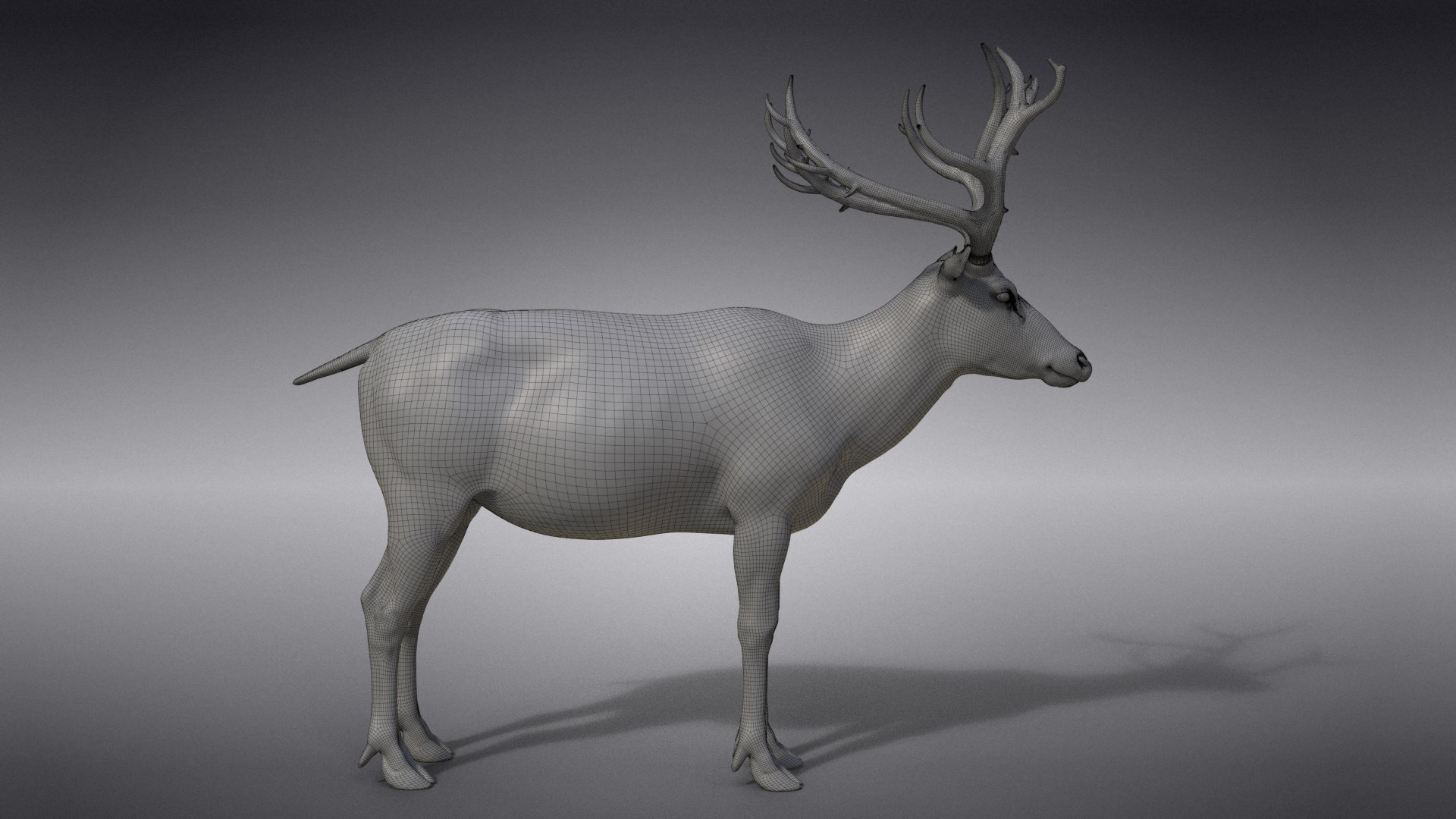 Male Deer 5 Animations 3D model - TurboSquid 1900601