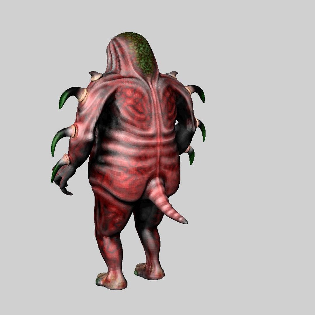 character creature monster 3d model