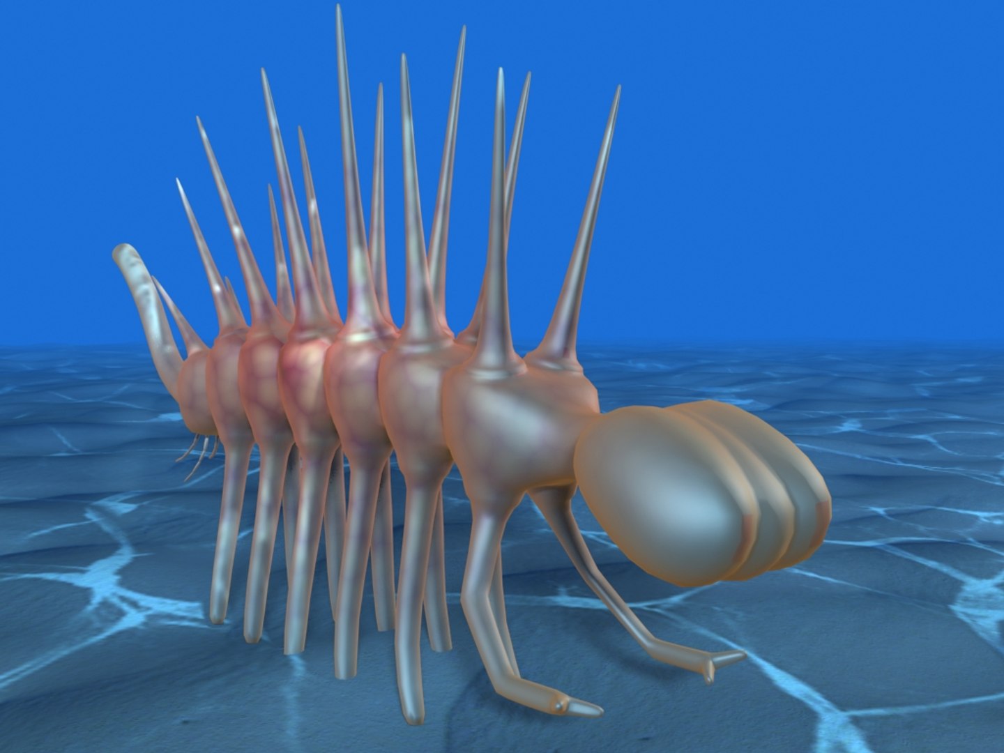 hallucigenia 3d max
