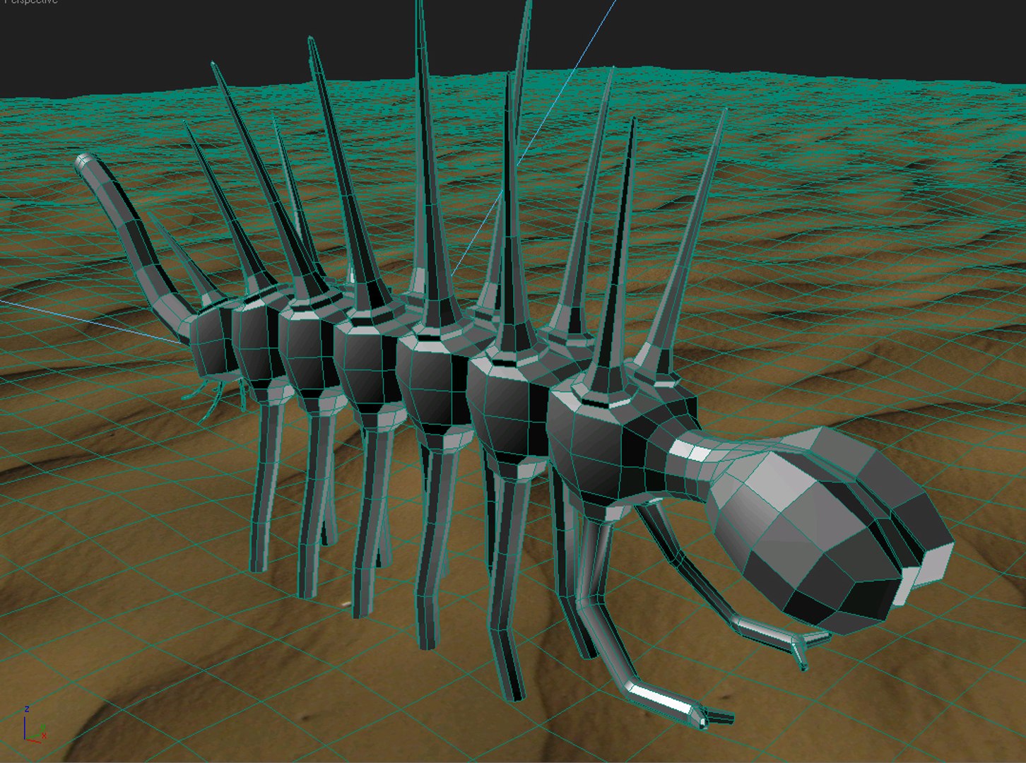 hallucigenia 3d max