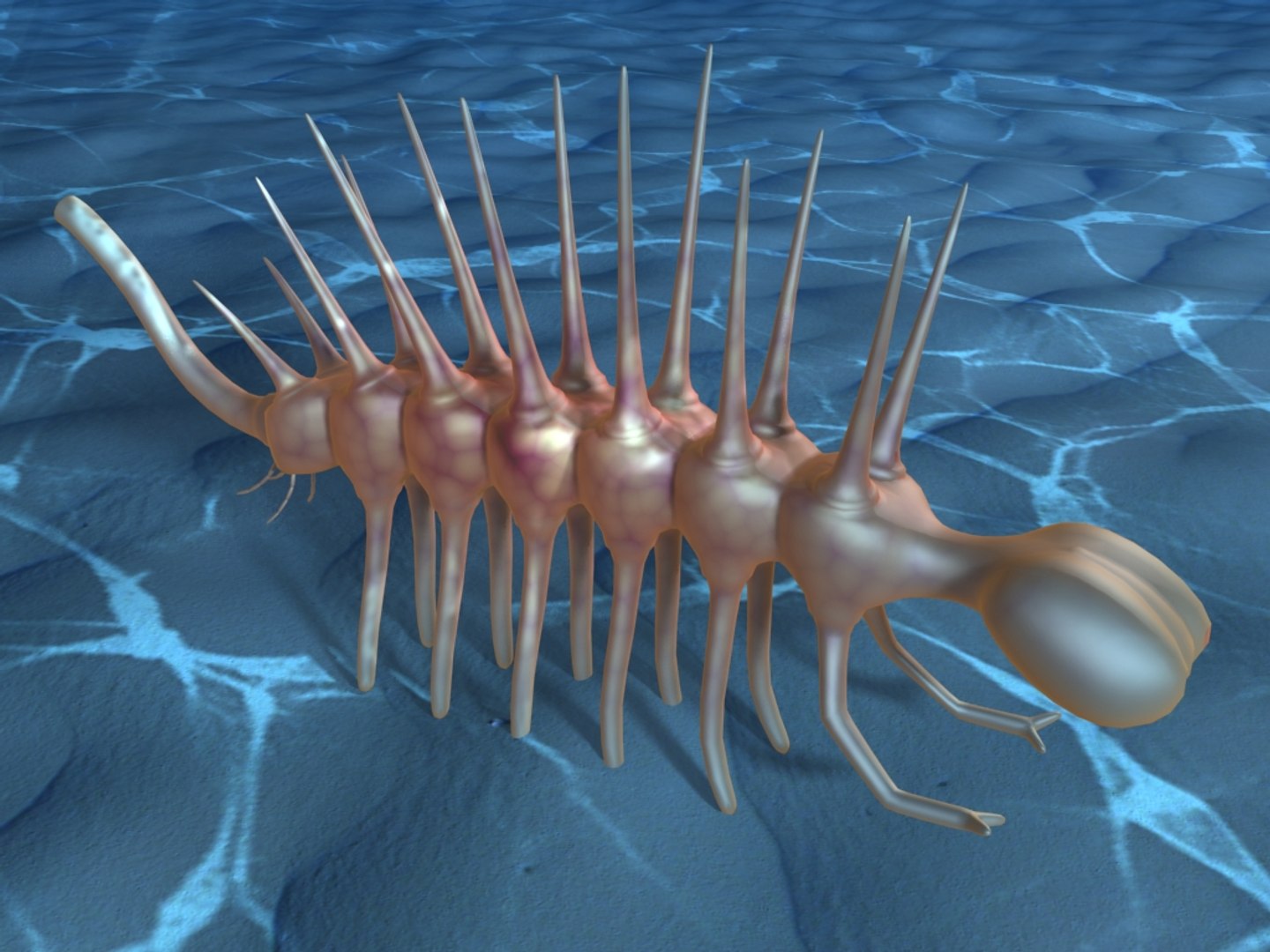 Hallucigenia 3d Max