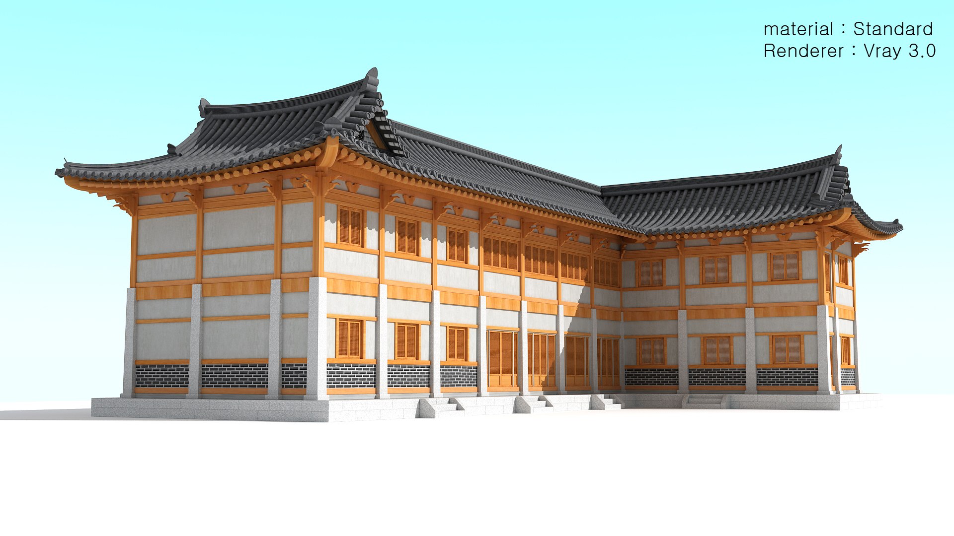 Hanok-restaurant 3D - TurboSquid 1198578