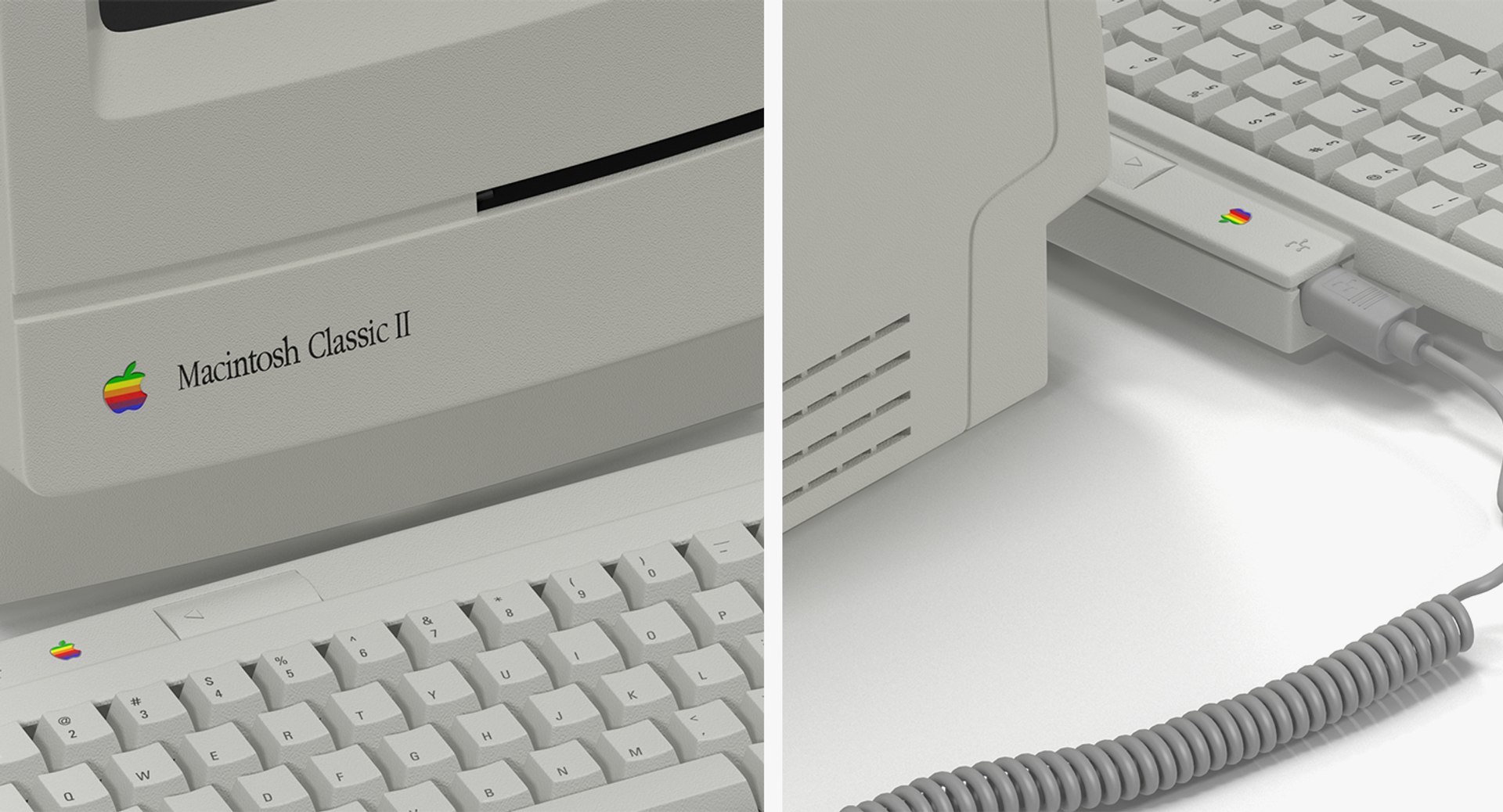 3D retro apple computers 2 model - TurboSquid 1521442