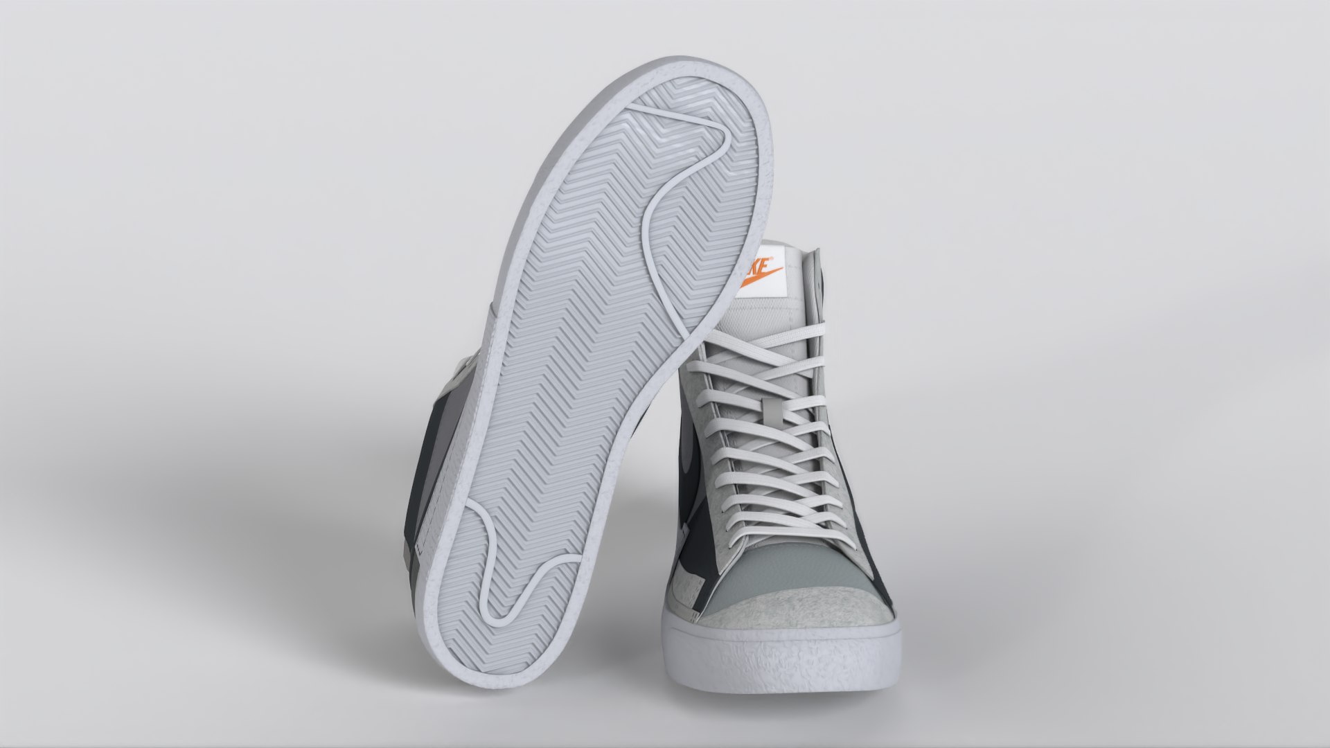 A Greyscale Aesthetic Looms Over The Nike Blazer Mid 77 Remastered 3D ...