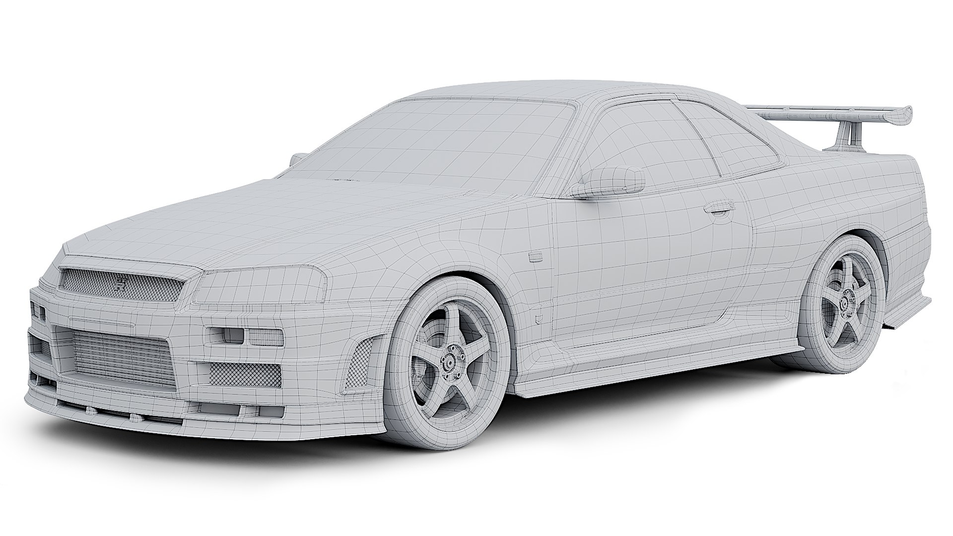 3D Nissan Gtr R34 - TurboSquid 2239584