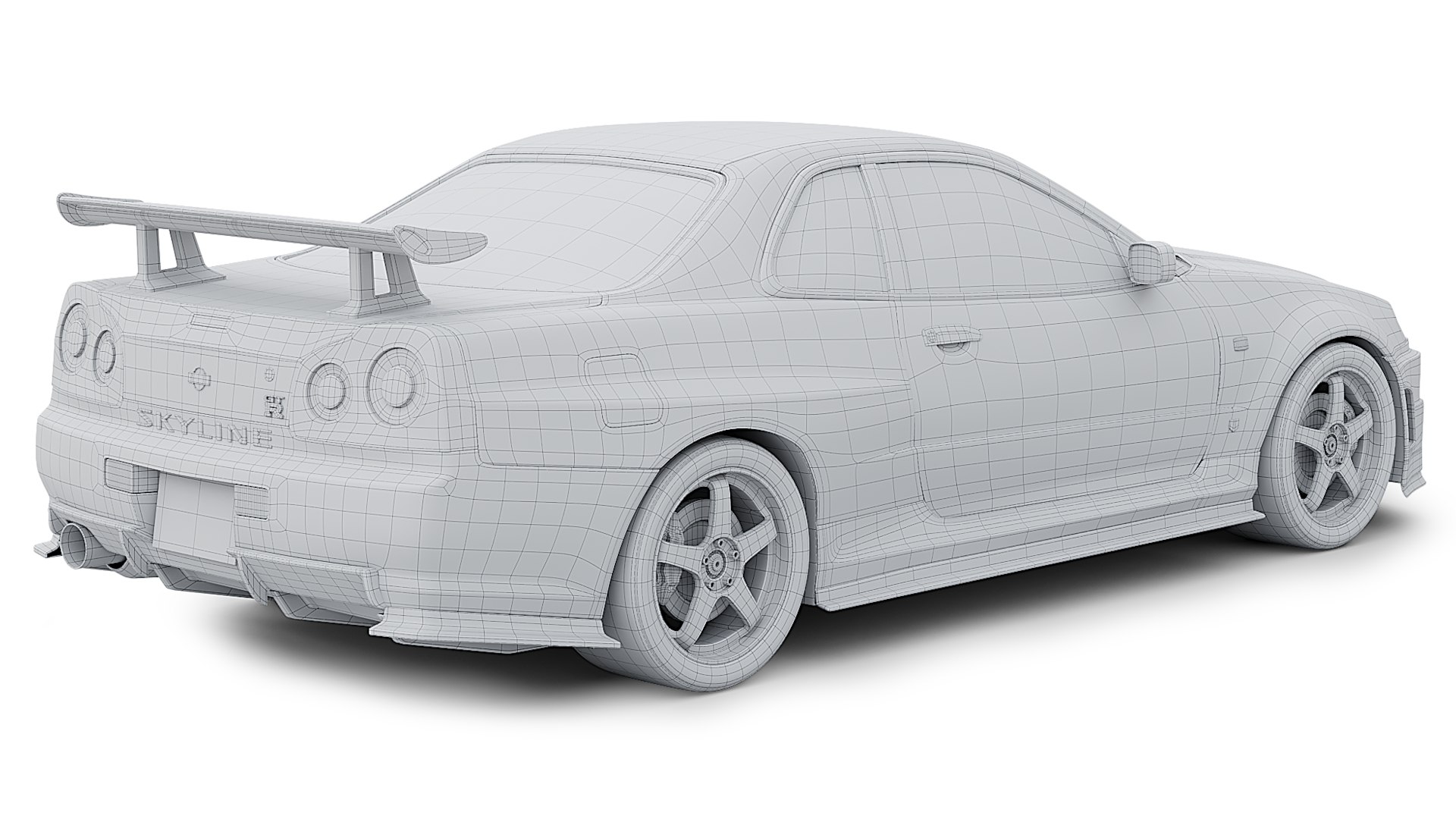 3D Nissan Gtr R34 - TurboSquid 2239584