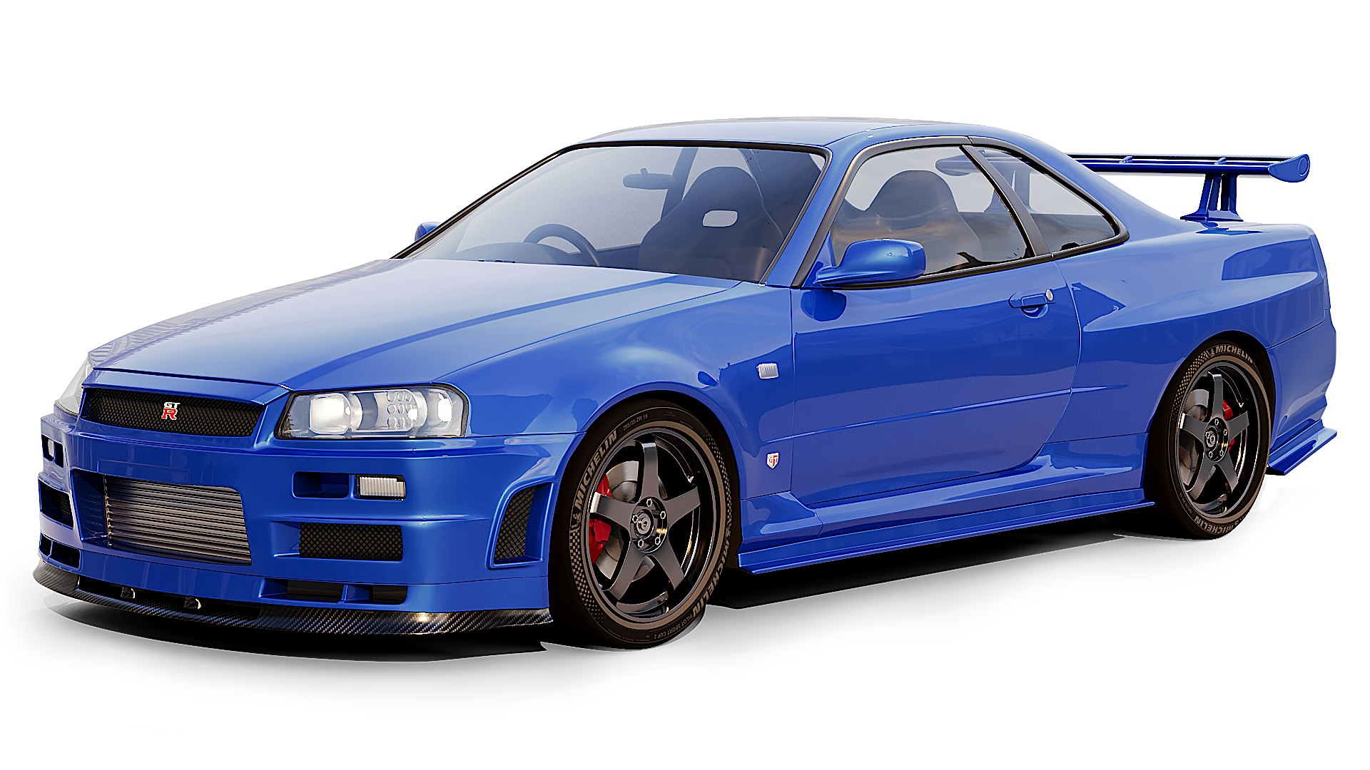 3D Nissan Gtr R34 - TurboSquid 2239584