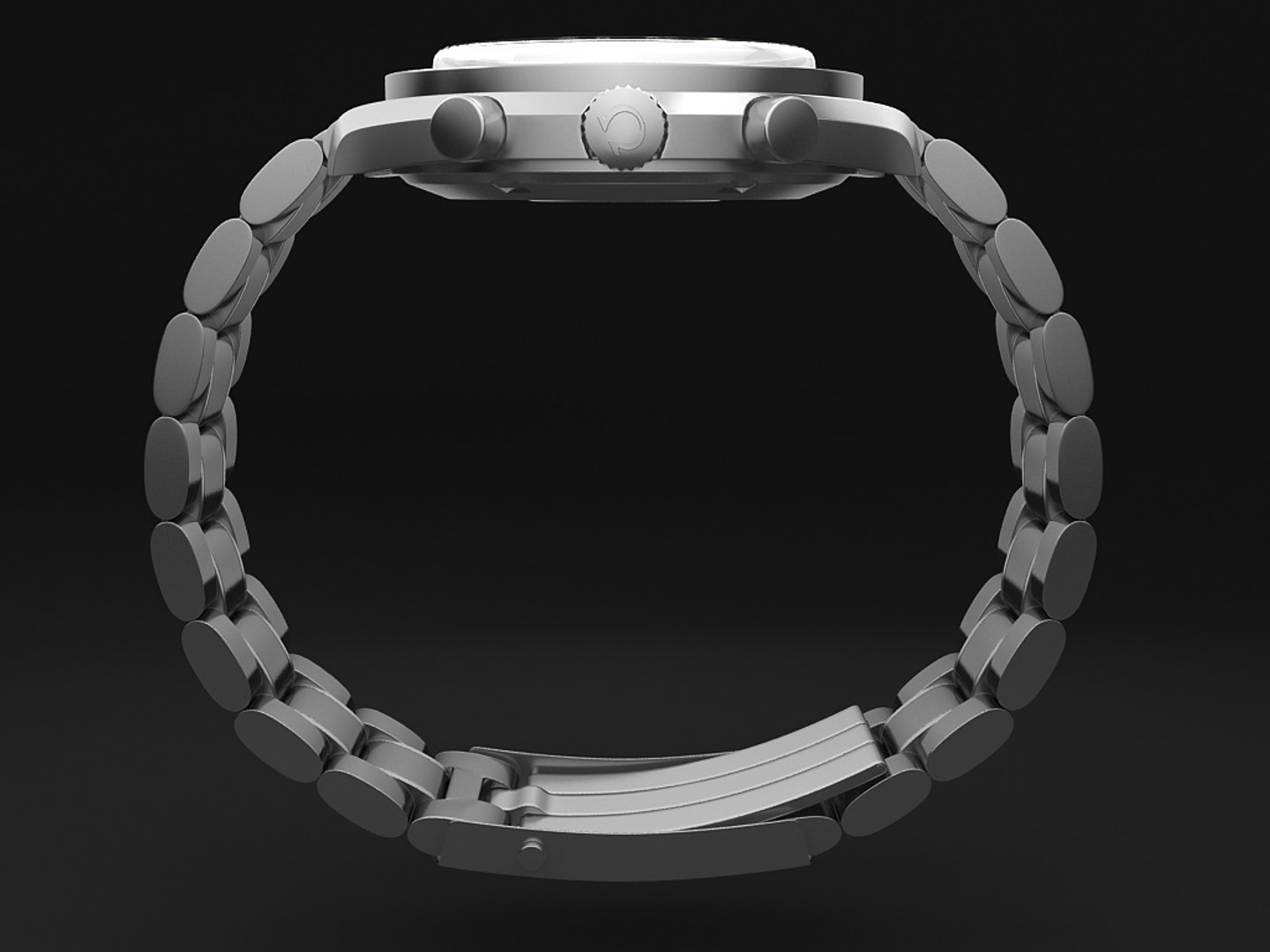 3d Model Watch Mens Omega