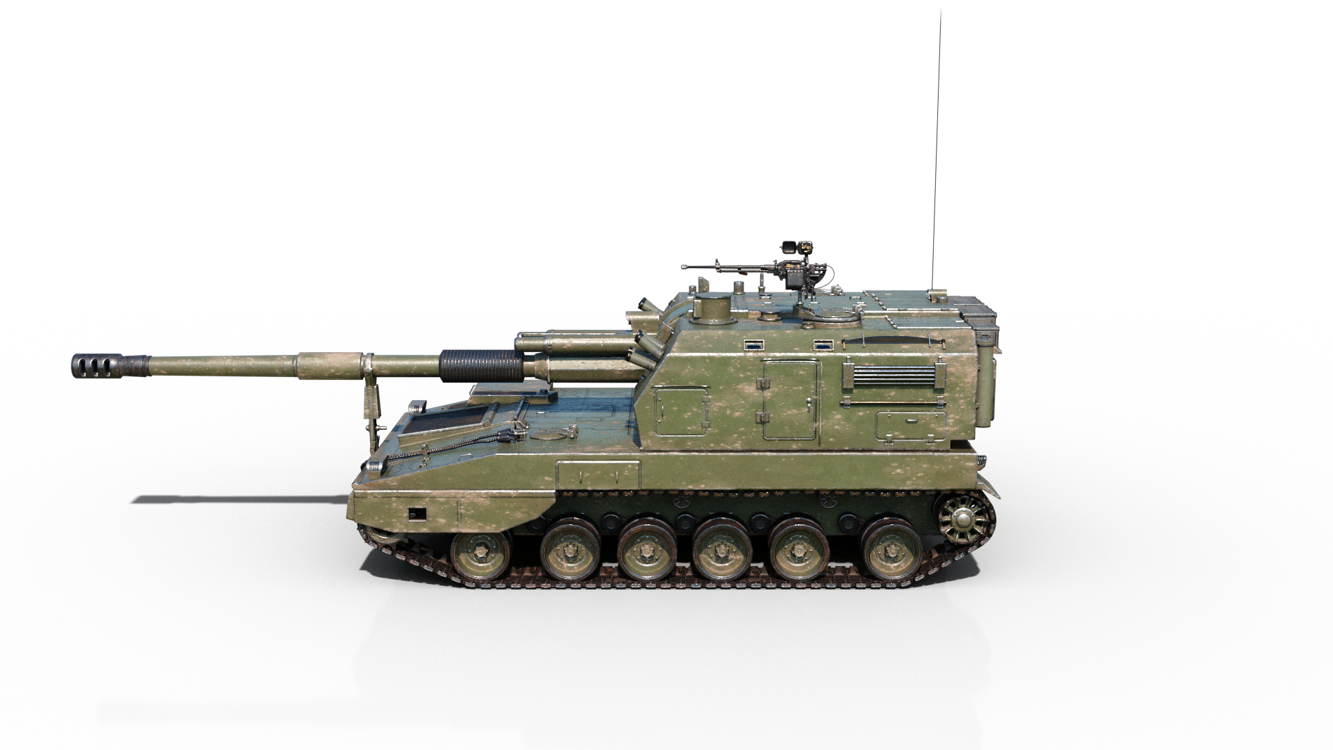 4 Coatings Of PLA Army PLZ05 155mm Self-Propelled Howitzer 3D - TurboSquid 2399289