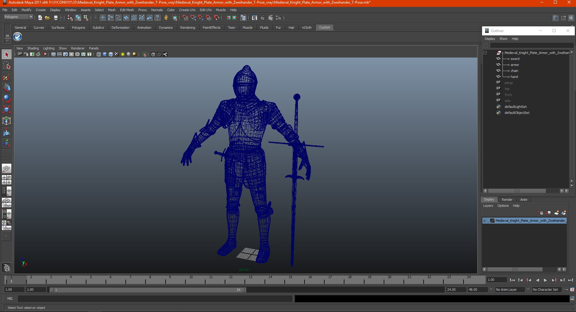 Medieval knight plate armor 3D model - TurboSquid 1521107