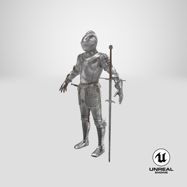 Medieval knight plate armor 3D model - TurboSquid 1521107