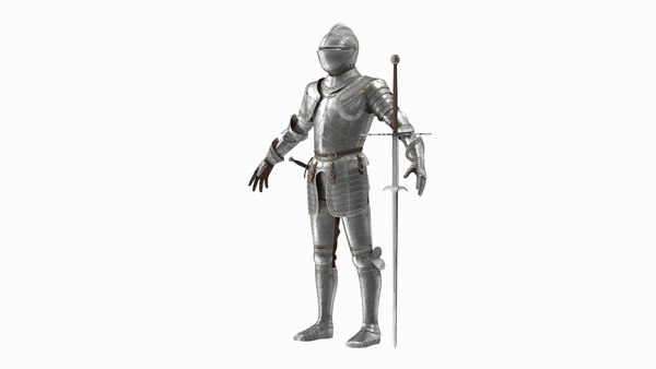 Medieval knight plate armor 3D model - TurboSquid 1521107