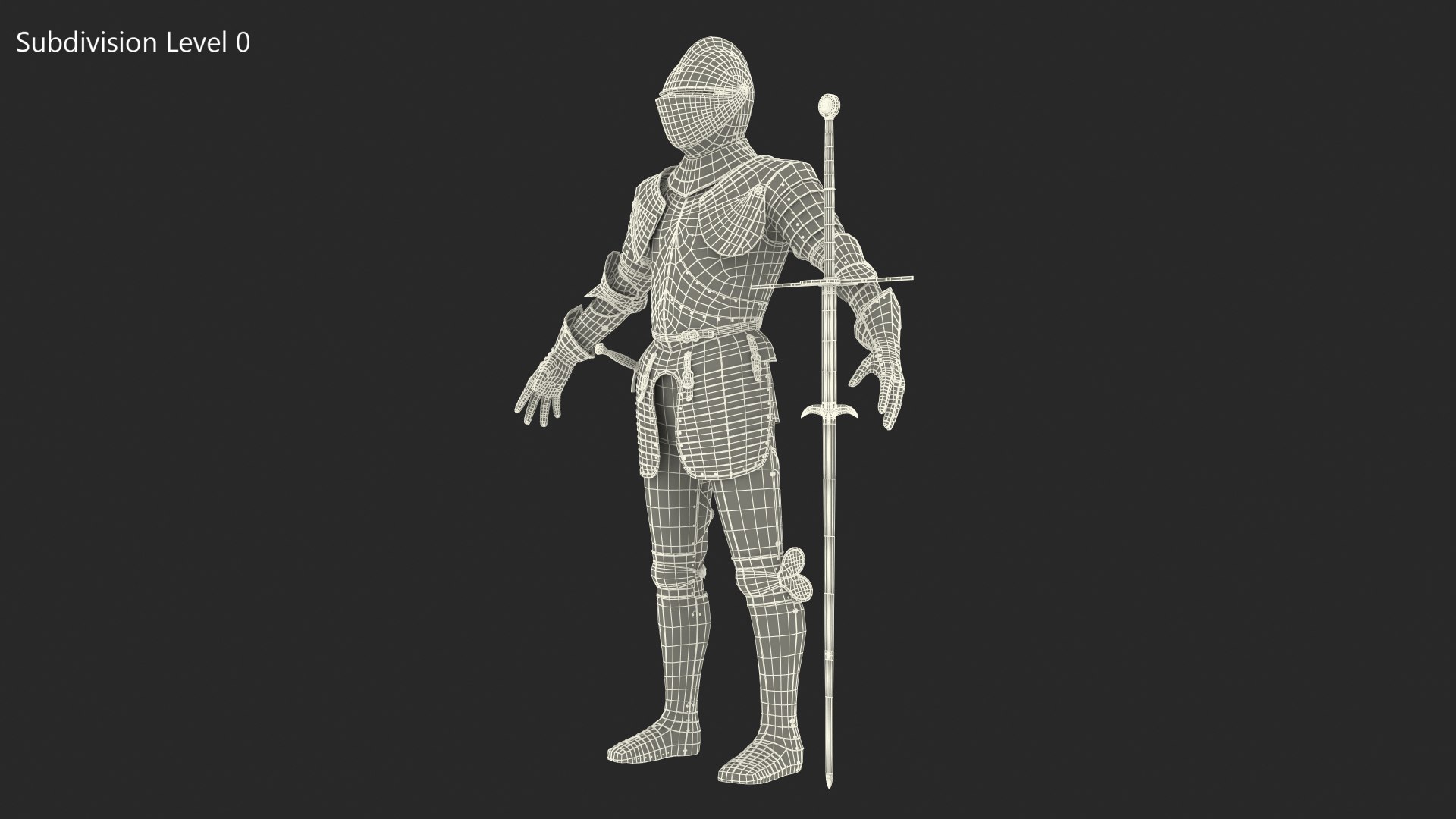 Medieval knight plate armor 3D model - TurboSquid 1521107