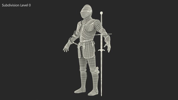 Medieval knight plate armor 3D model - TurboSquid 1521107