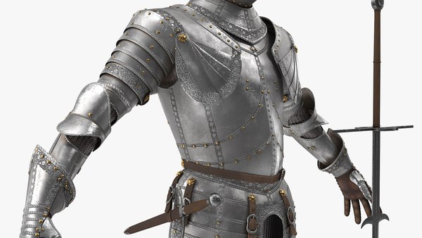 Medieval knight plate armor 3D model - TurboSquid 1521107