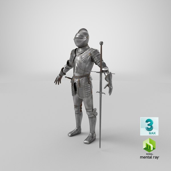 Medieval knight plate armor 3D model - TurboSquid 1521107