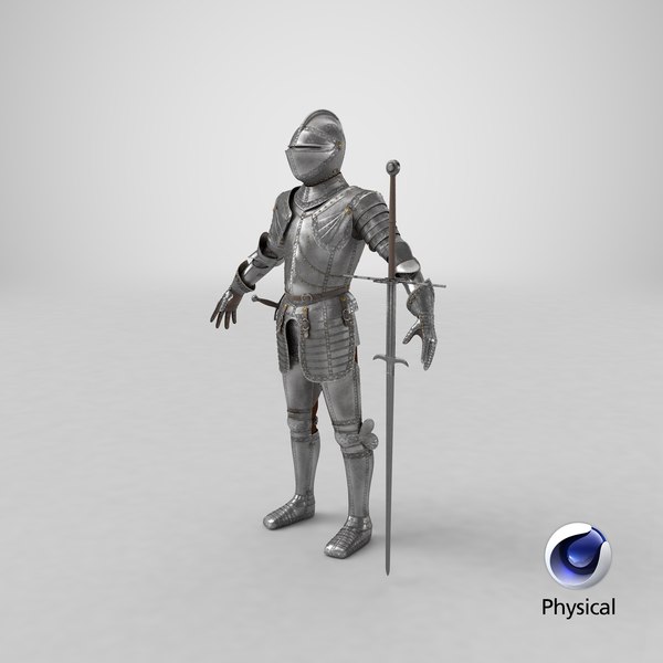 Medieval knight plate armor 3D model - TurboSquid 1521107