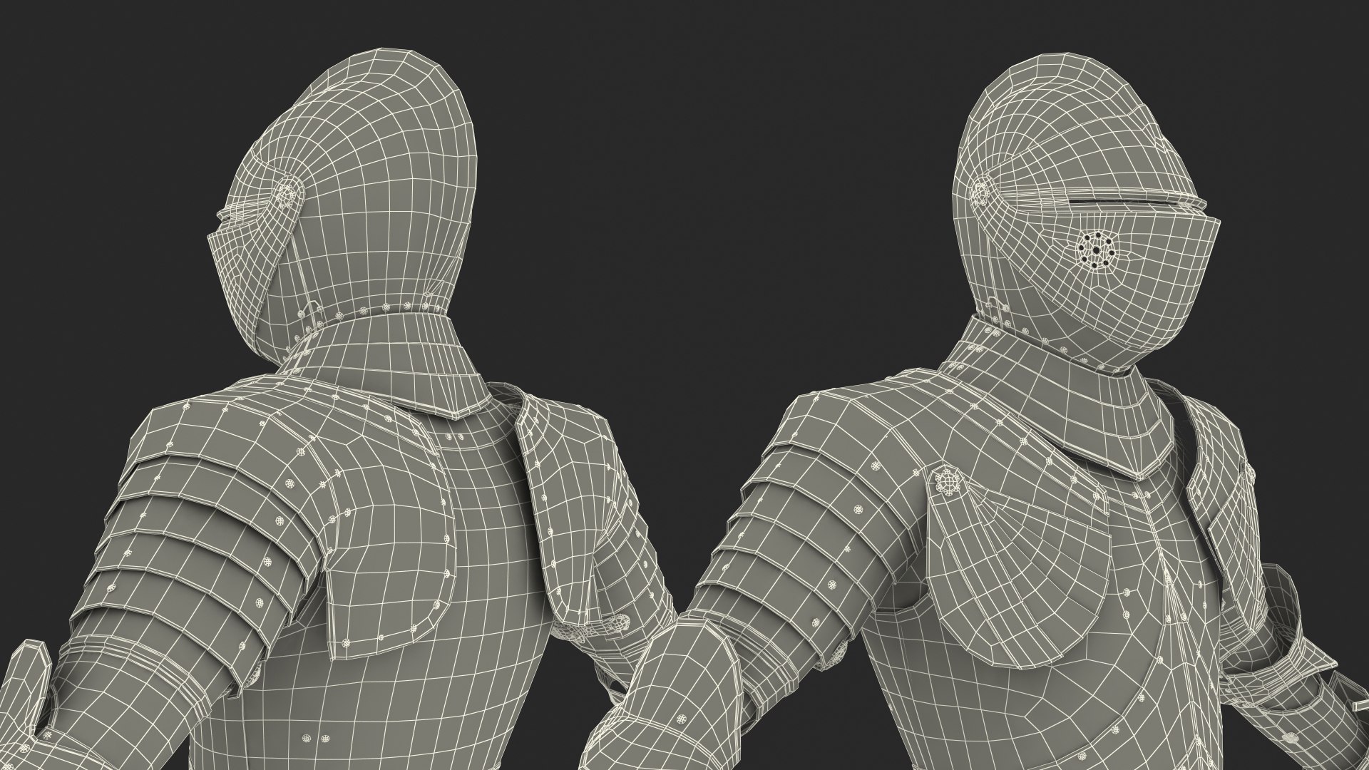 Medieval knight plate armor 3D model - TurboSquid 1521107