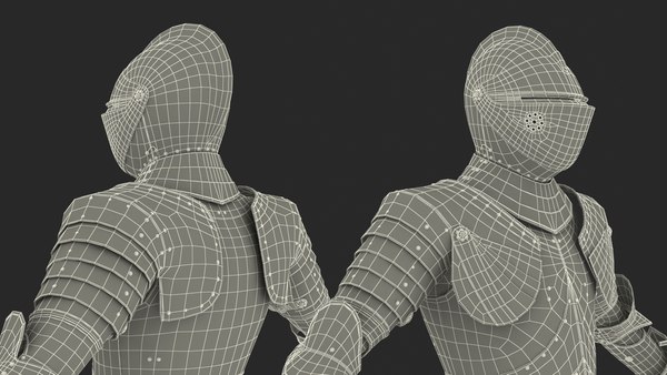 Medieval knight plate armor 3D model - TurboSquid 1521107