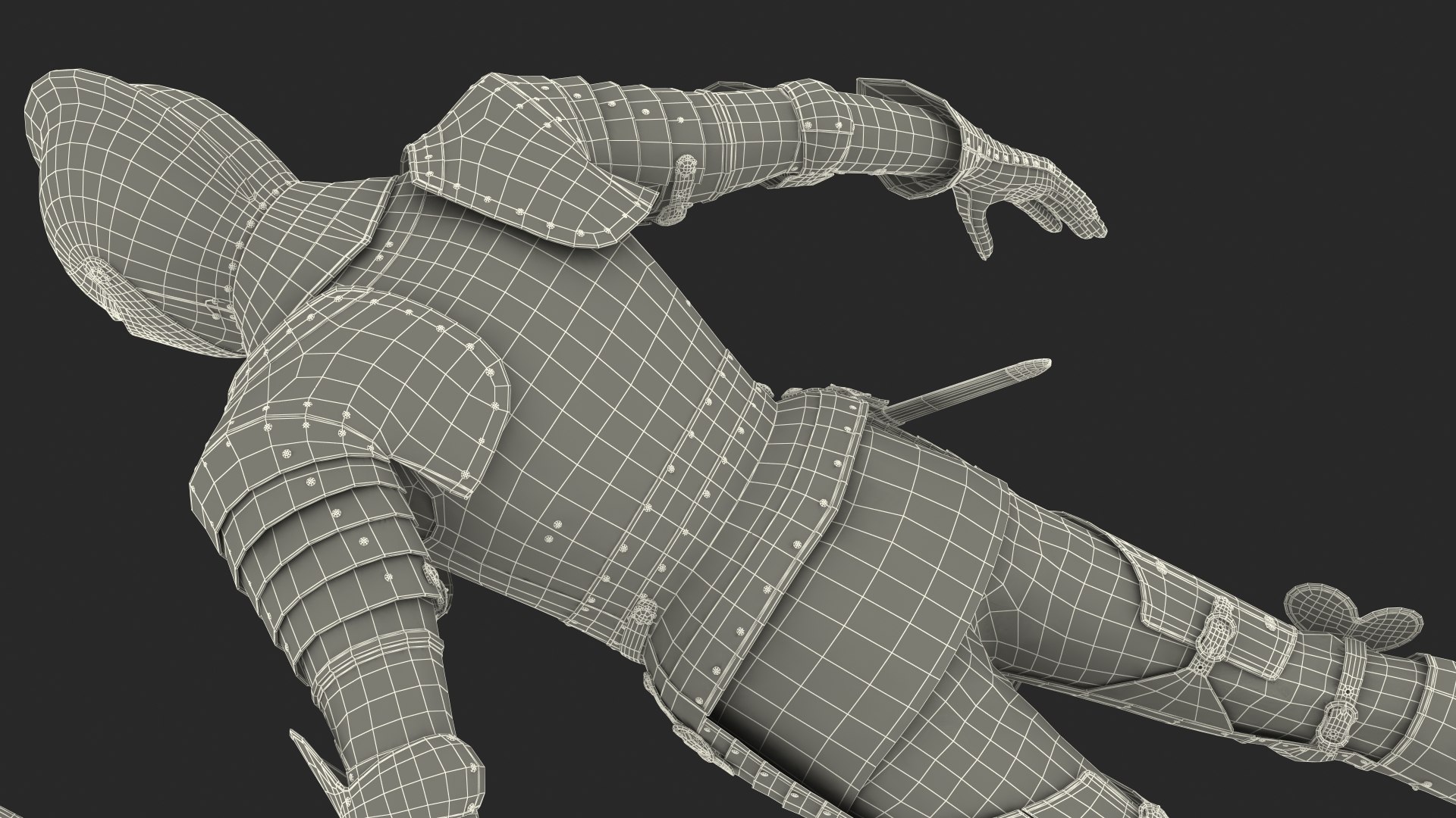 Medieval knight plate armor 3D model - TurboSquid 1521107