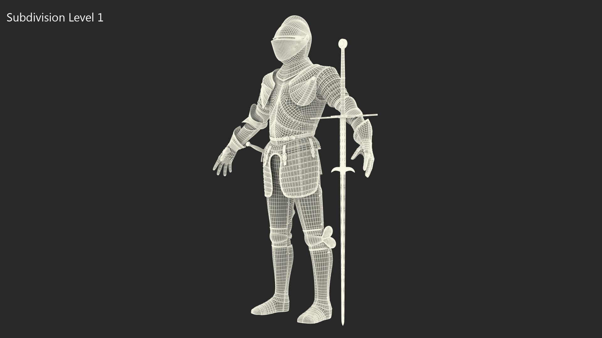 Medieval knight plate armor 3D model - TurboSquid 1521107