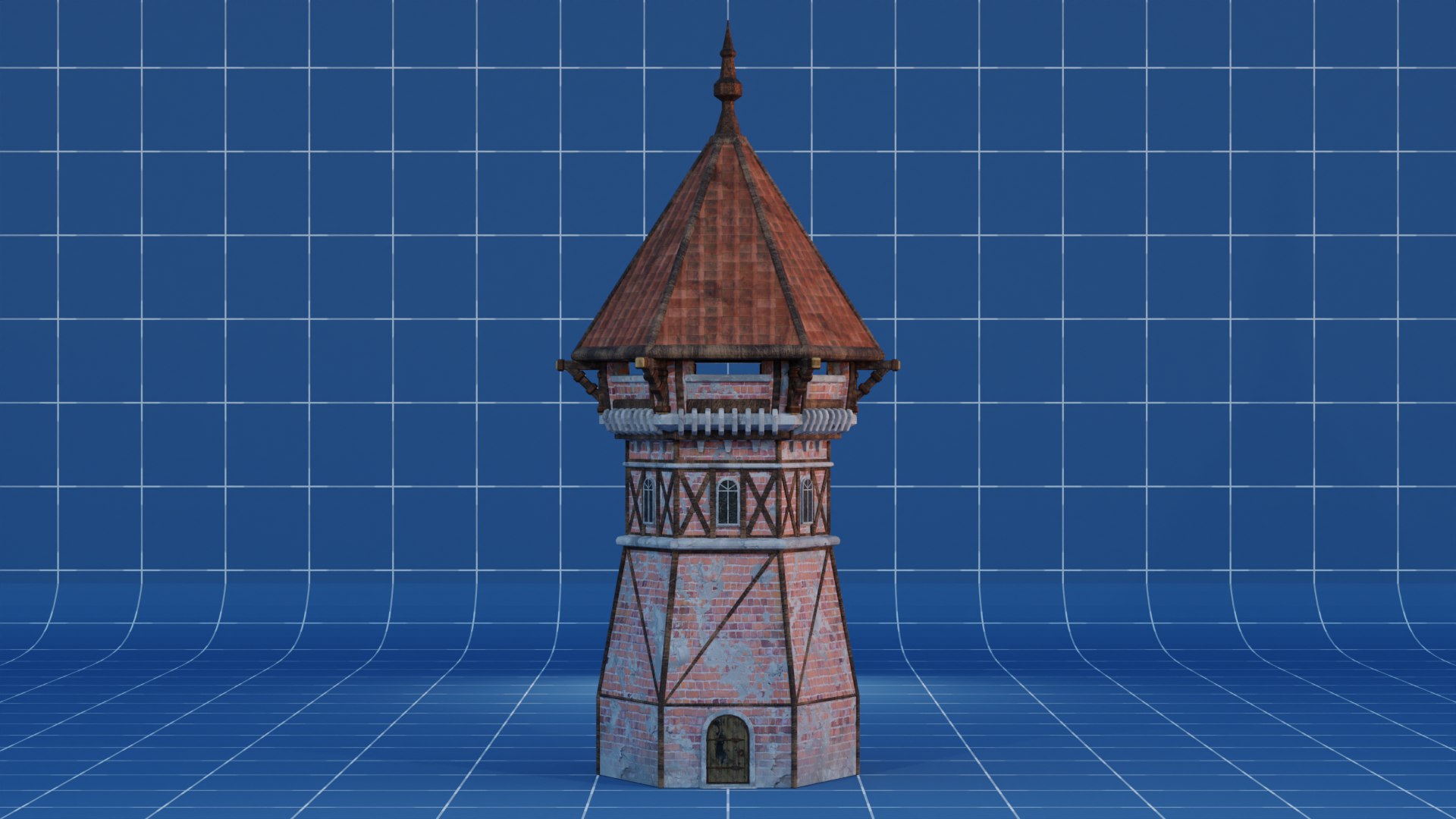 Medieval Watchtower 02 3D Model - TurboSquid 2248309