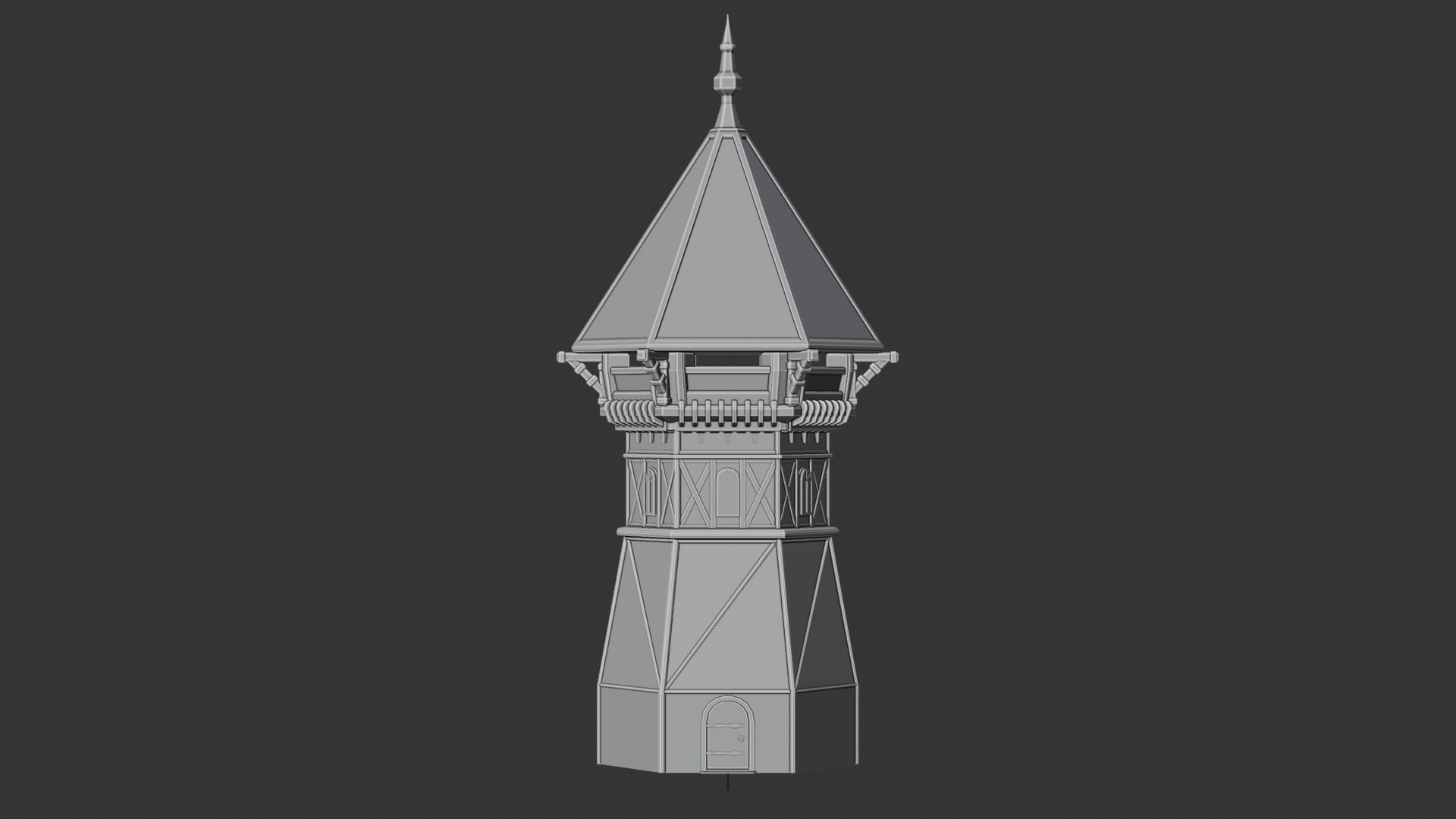 Medieval Watchtower 02 3D Model - TurboSquid 2248309