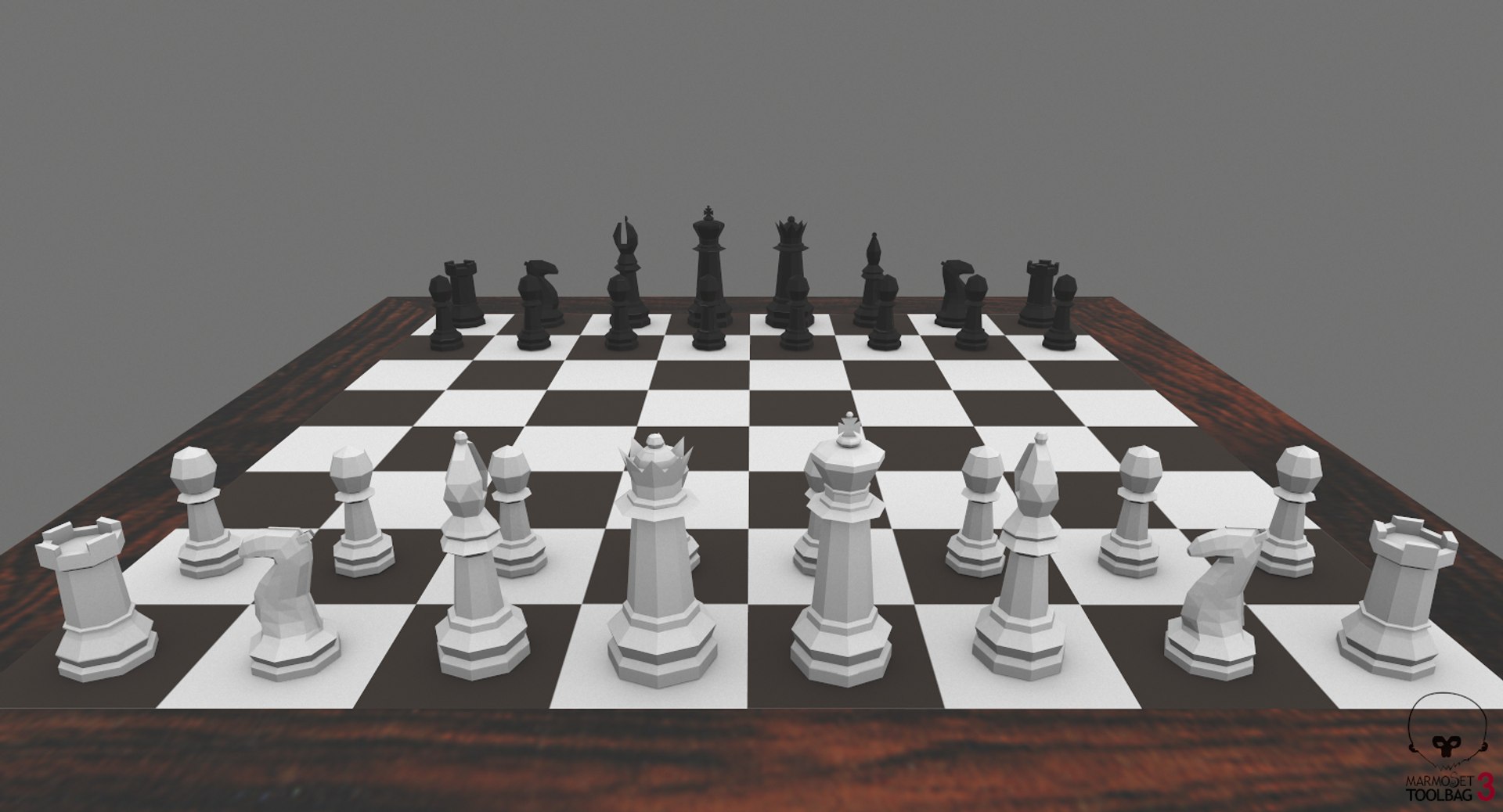 3D Chess Set - TurboSquid 1391914