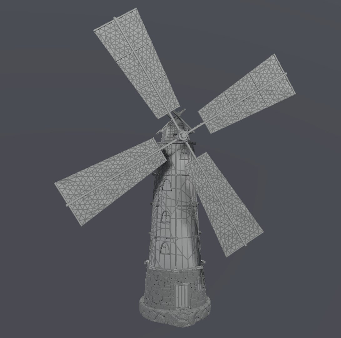 Mill Field 3D Model - TurboSquid 1459219