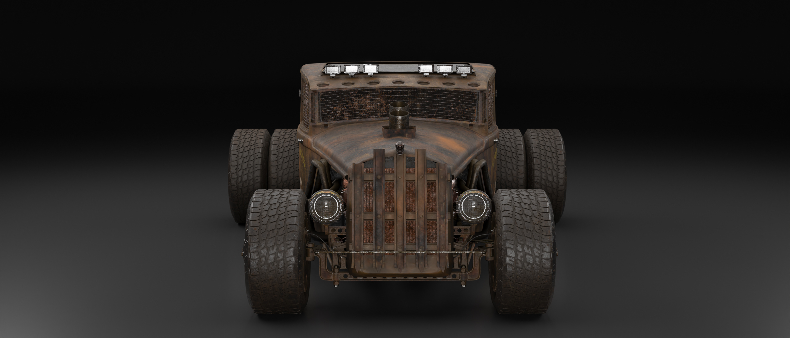 3D Mad Max style Hot Rod model - TurboSquid 1791357
